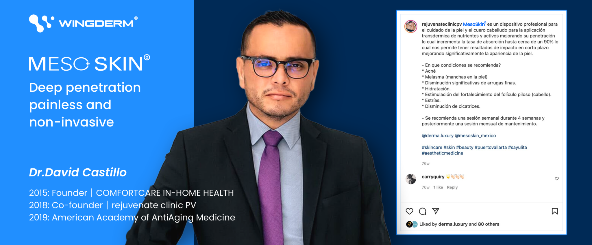 The research and sharing from Dr. David Castillo of Mesoskin - Wingderm ...